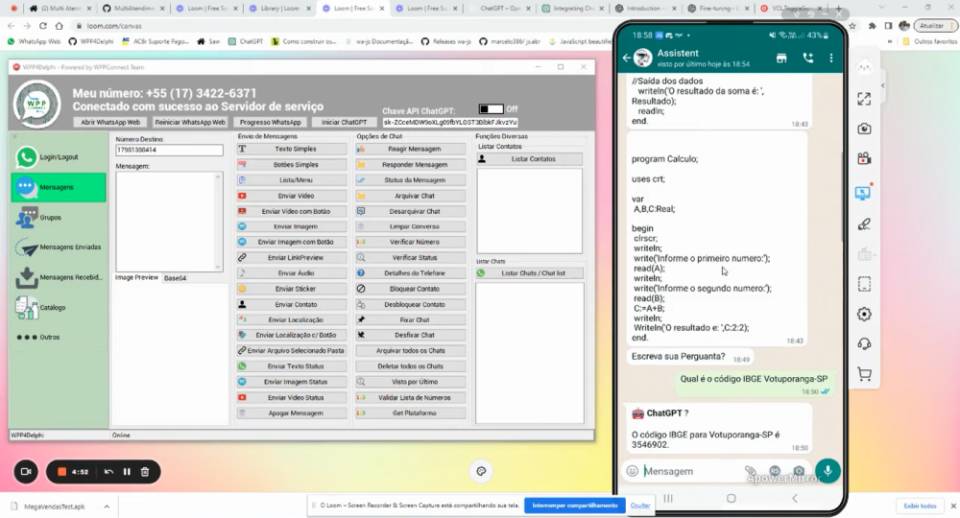 ChatGPT API Client für Delphi und Lazarus onlinepc ch