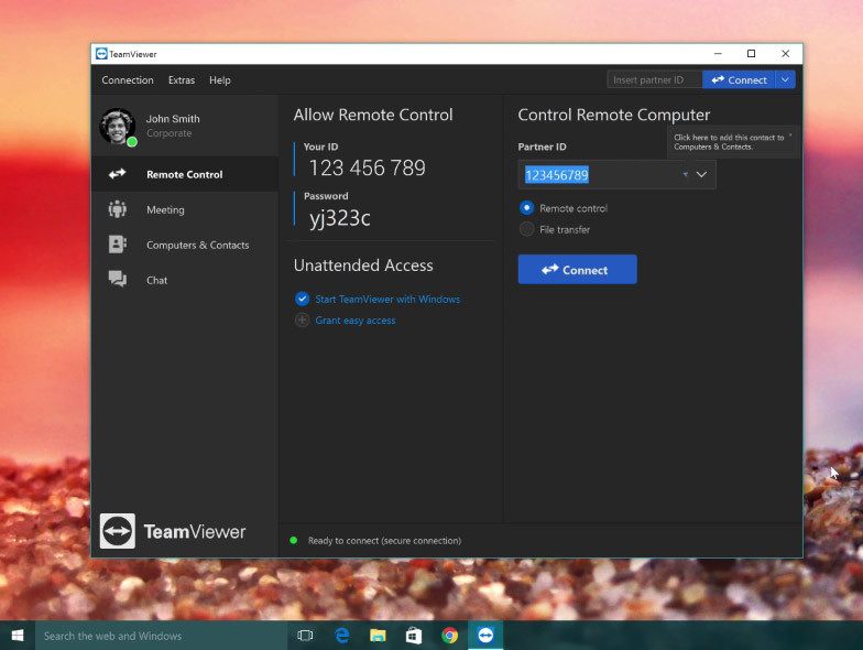 TeamViewer 14 kommt mit AR und Dark Mode - onlinepc.ch