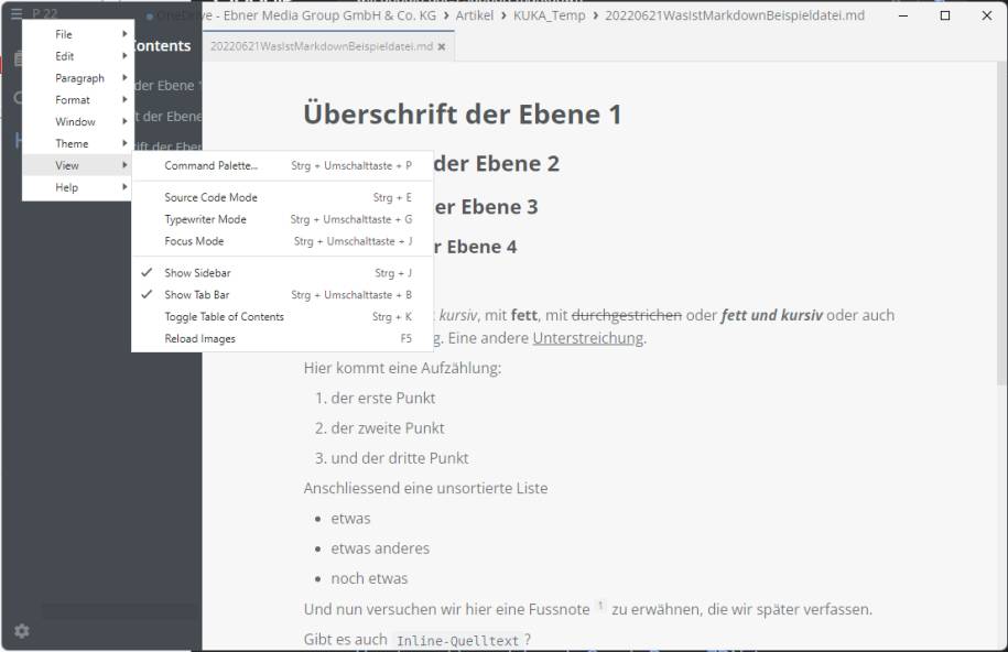 Was ist eigentlich Markdown? - onlinepc.ch