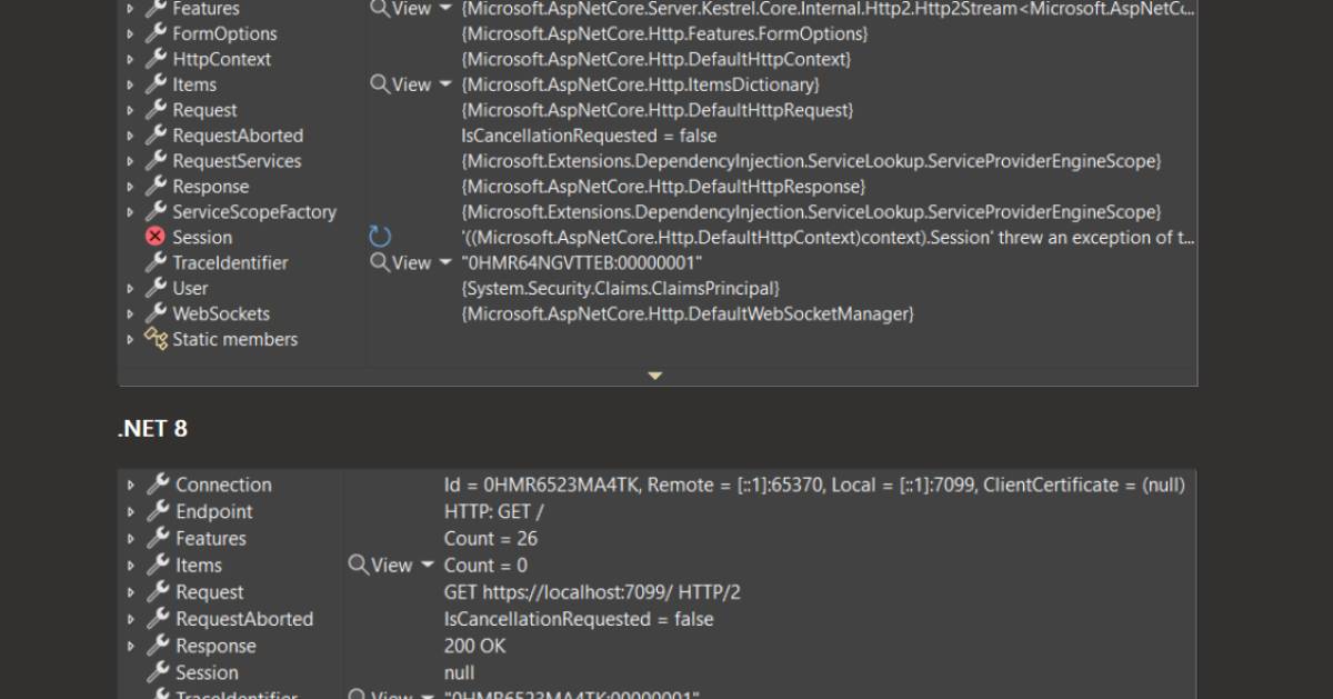 Debugging-Verbesserungen in .NET 8 - onlinepc.ch