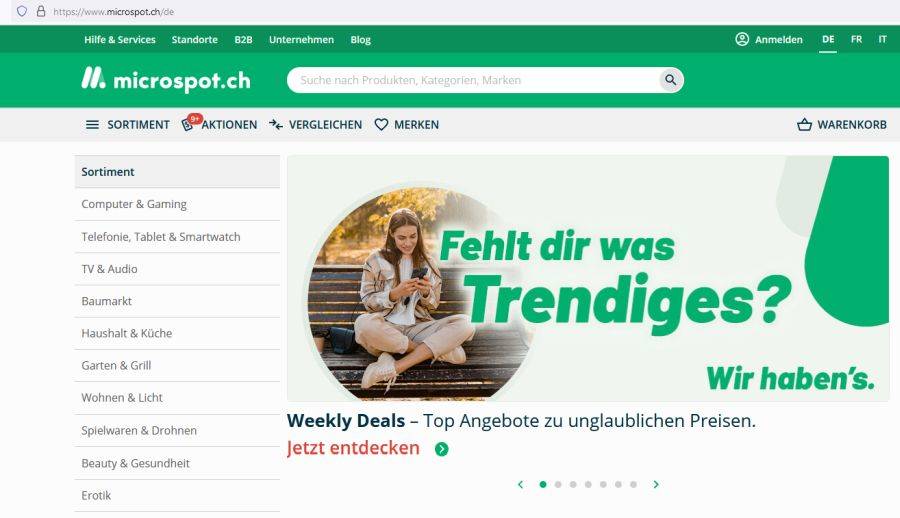 Microspot wird in Interdiscount integriert - onlinepc.ch