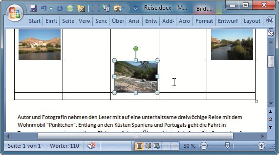 Tabellen mit Bildern in Word - onlinepc.ch