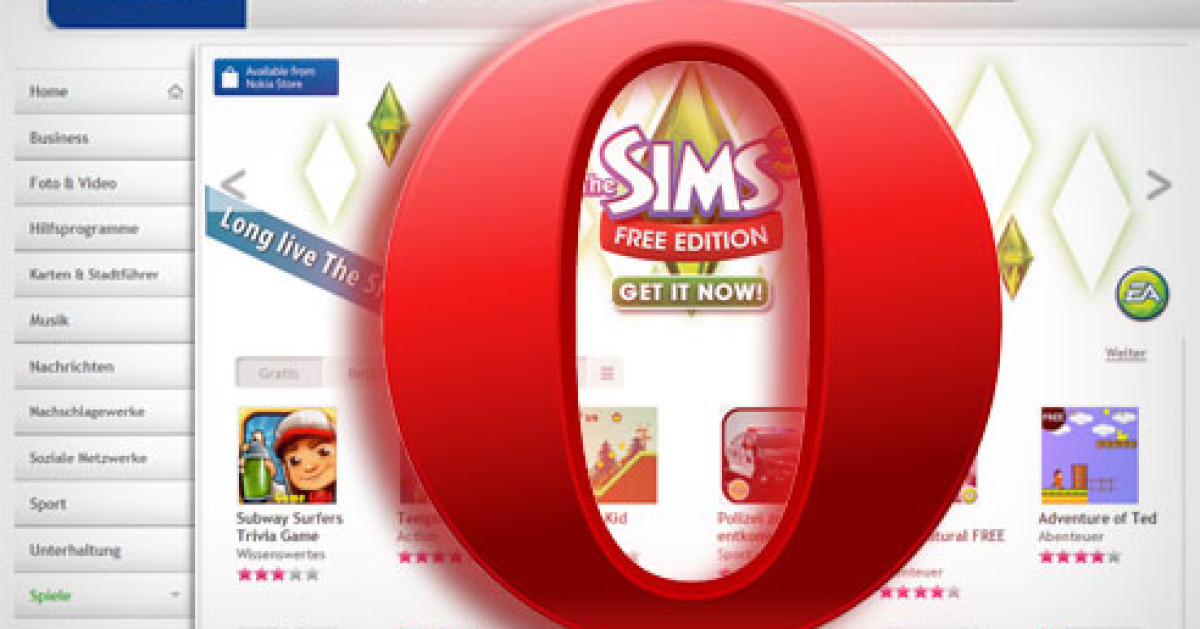 Opera Store übernimmt Nokia Store - onlinepc.ch