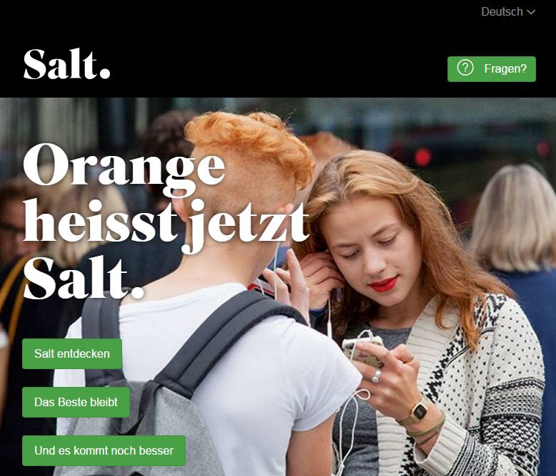 Orange wird definitiv zu Salt - onlinepc.ch