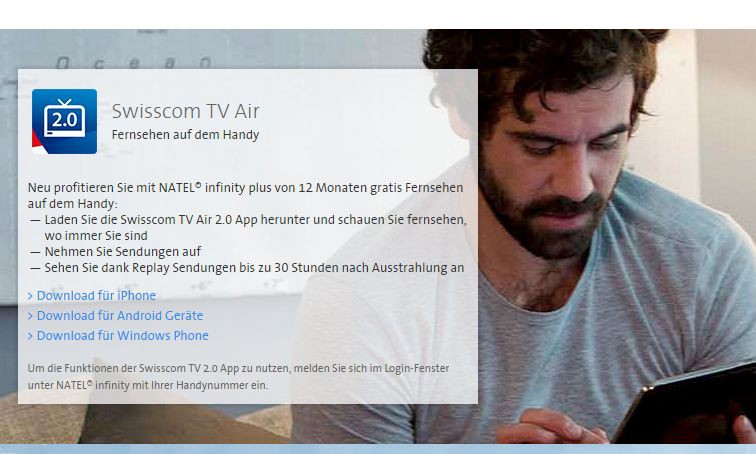 Natel infinity Abos neu mit Swisscom TV Air - onlinepc.ch