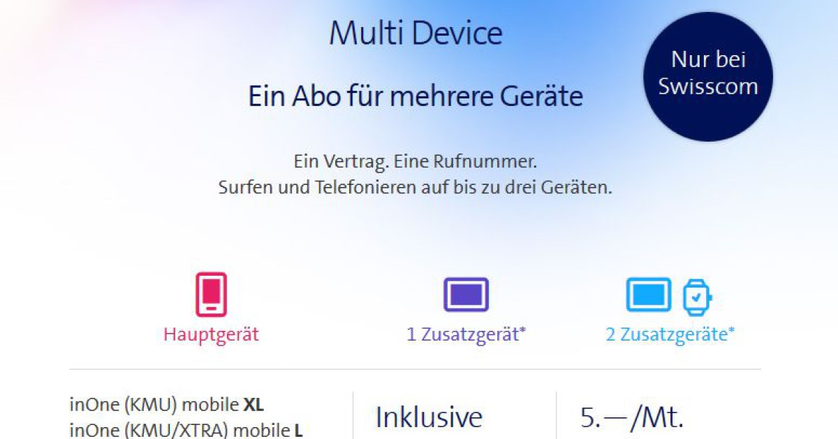 Mehrere Geräte mit einem Swisscom-Abo gleichzeitig nutzen - onlinepc.ch
